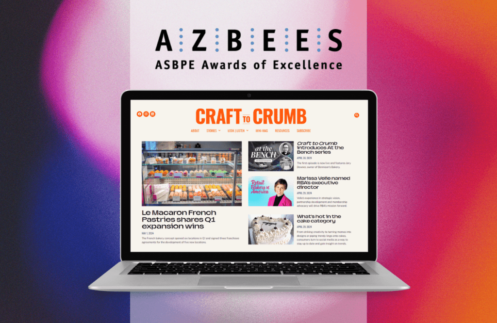 CraftToCrumb.com named 2024 National Azbee Awards finalist - Craft to Crumb