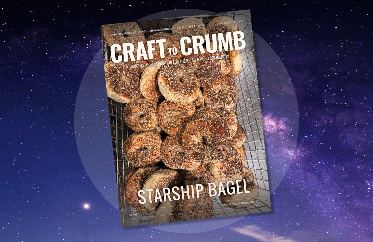Starship Bagel ‘stars’ in January 2026 mini-mag - Craft to Crumb